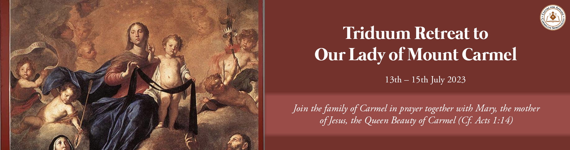 Lady of Mount Carmel Triduum 2023 - Carmelite Friars